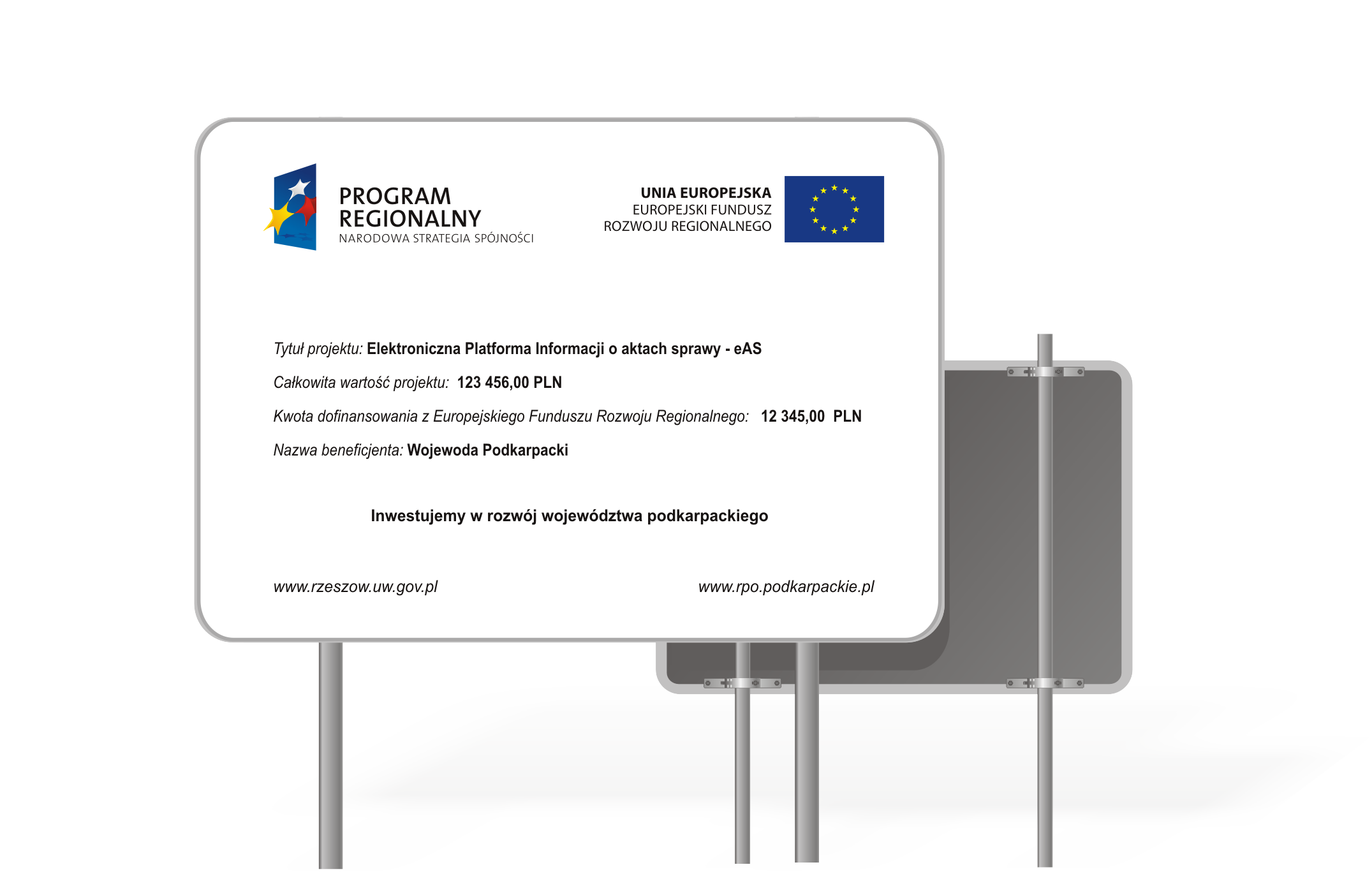 tablice unijne informacyjne2 - Tablitek PRO – Oznakowanie – Reklama ...